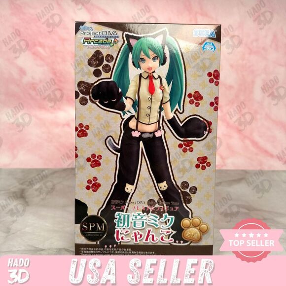 Sega | Toys | Hatsune Miku Project Diva Arcade Nyanko Kitty Cat Miku ...